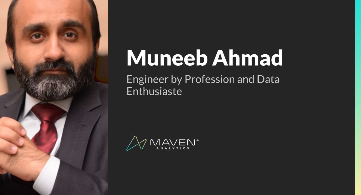 Muneeb Ahmads Data Analytics Profile Maven Analytics